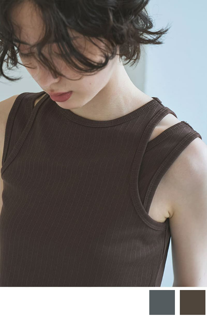 【MARJOUR】2SET LAYERED TANK | おしゃれな大人レディースファッション通販STYLE DELI